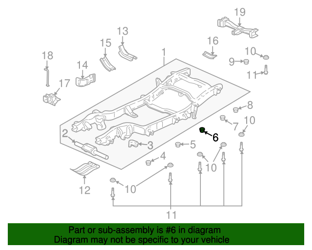 2003-2009 Hummer H2 OEM NEW 03-09 GM Hummer H2 Left Right Body Mount ...