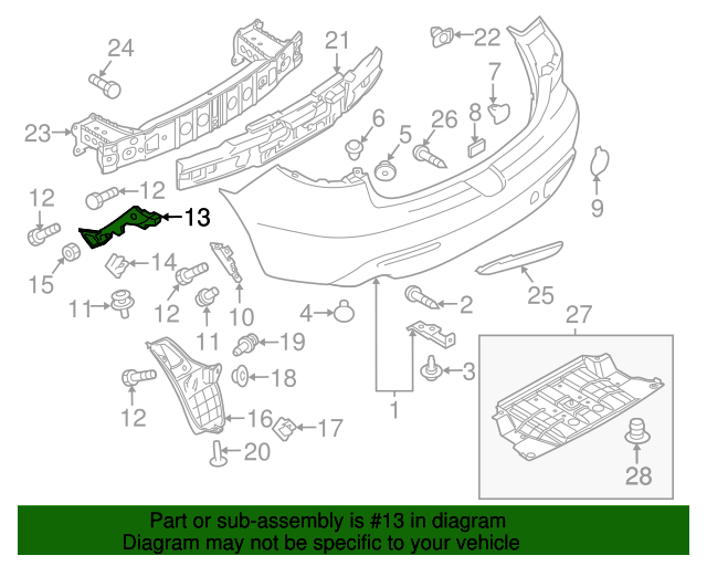 2010-2013 Mazda 3 OEM NEW 2010-2013 Mazda 3 Rear Sedan Driver Side ...