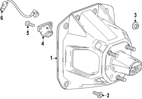 Spare Tire Carrier for 2025 GMC Hummer EV SUV | GM Parts Warehouse