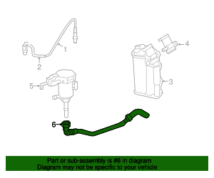 204-471-31-15 - Purge Line 2012-2015 Mercedes-Benz C 350 | Mercedes ...