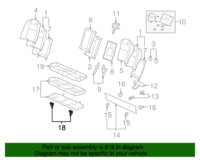 2008-2024 GM Multi-Purpose Retainer 24437789 GM | GMPartsDirect.com