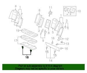 2008-2025 GM Multi-Purpose Retainer 24437789 GM | GMPartsDirect.com