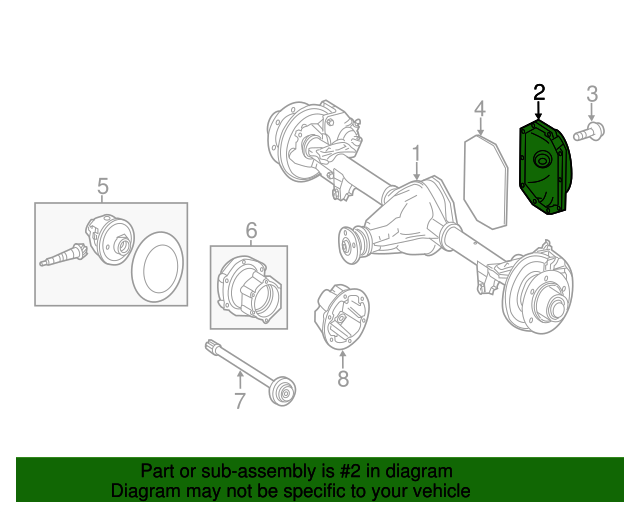 906-351-00-08 - Differential Cover 2010-2013 Mercedes-Benz Sprinter ...