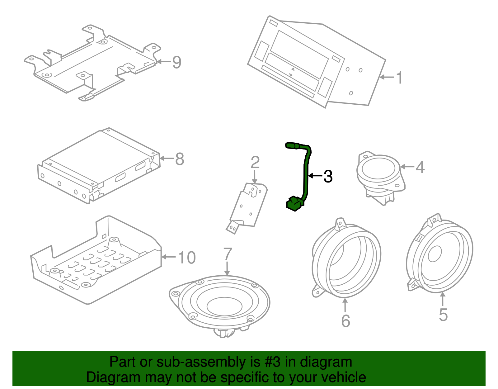 86325FJ940 - Harness 2015-2021 Subaru | AutoNation Parts