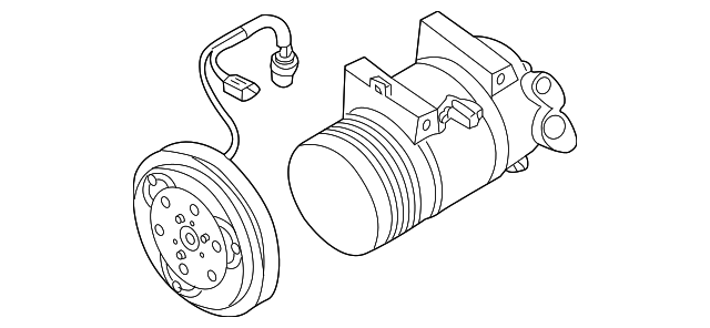 92600-EA01A - Compressor 2005-2019 Nissan Frontier | Group 1 Auto Parts
