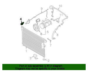 2000-2023 Nissan Pressure Sensor 92136-1FA0A | OEM Parts Online