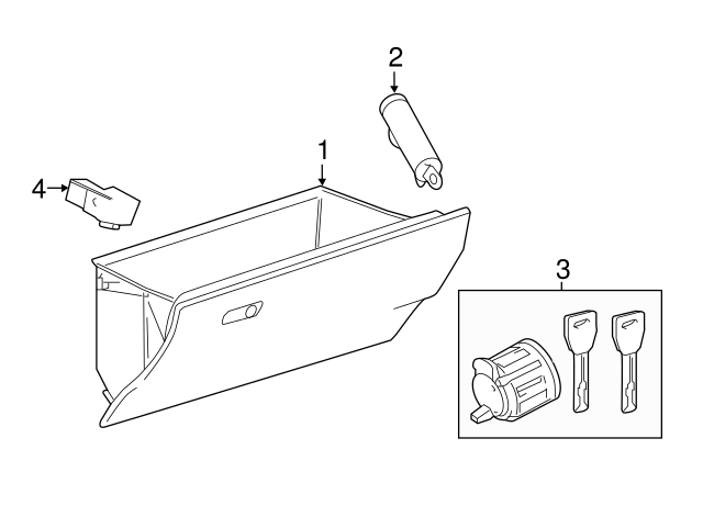 55550-78011-C0 - Glove Box Assembly 2015-2021 Lexus | Longo Lexus Parts