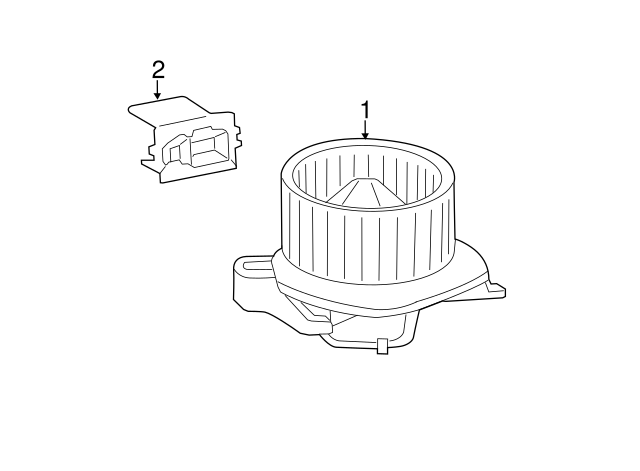 2014-2020 Mopar Blower Motor 68224166AB | TascaParts.com