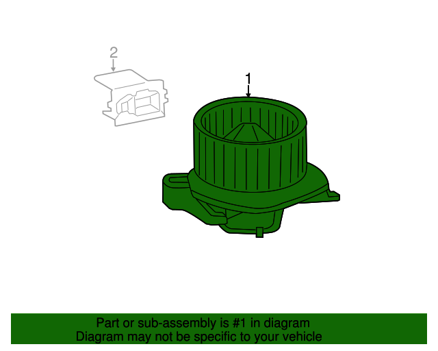 2014-2020 Mopar Blower Motor 68224166AB | TascaParts.com