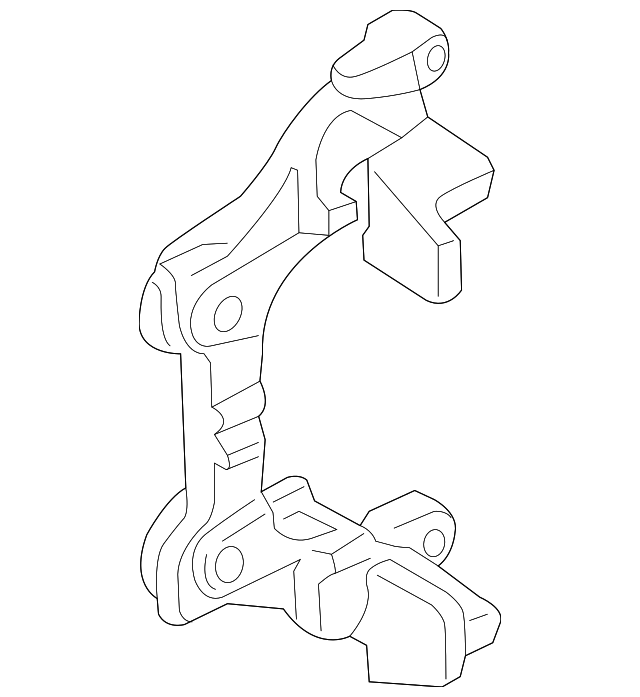34206860406 - 2016-2023 BMW Caliper Support (34-20-6-860-406) | BMW of ...