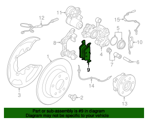 34208834998 - 2023 BMW X1 Brake Pads (34-20-8-834-998) | BMW of South ...