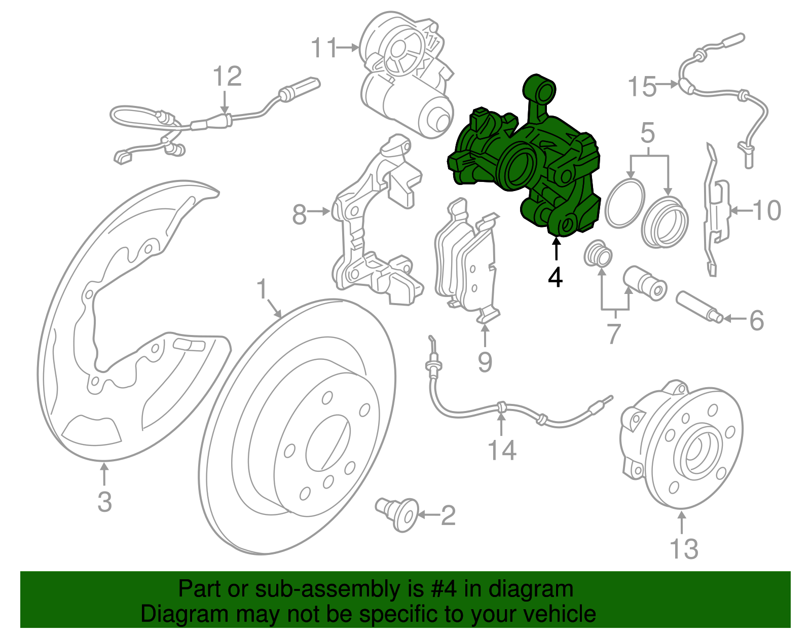 2016-2024 BMW Caliper 34-20-6-883-034 | BMWPartsDirect.com