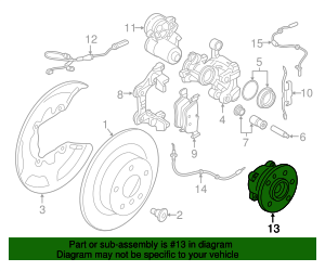 33-41-6-851-589 - Rear Hub & Bearing - 2016-2021 BMW | BMWPartsHub