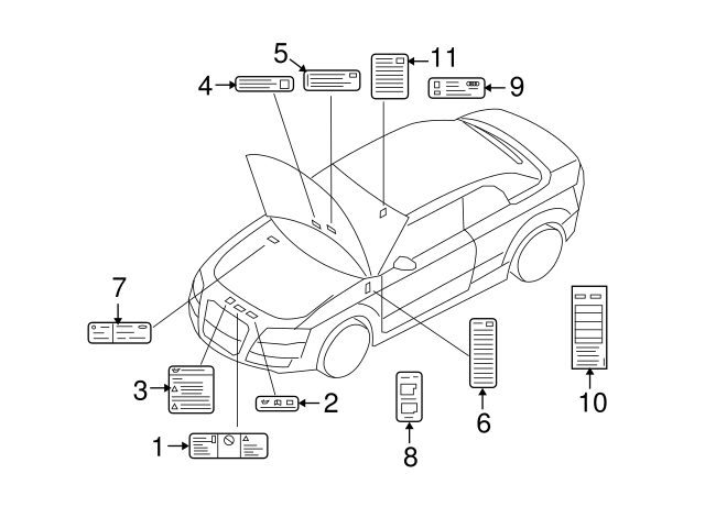 2004-2020 Volkswagen OEM NEW 04-20 VW Volkswagen Passat Rabbit Touareg ...