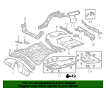 90467-07215 - Wheel Opening Molding Lower Clip 2011-2025 Lexus | Lexus ...