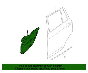 51482992423 - 2013-2015 BMW X1 Sound Absorber (51-48-2-992-423) | BMW ...