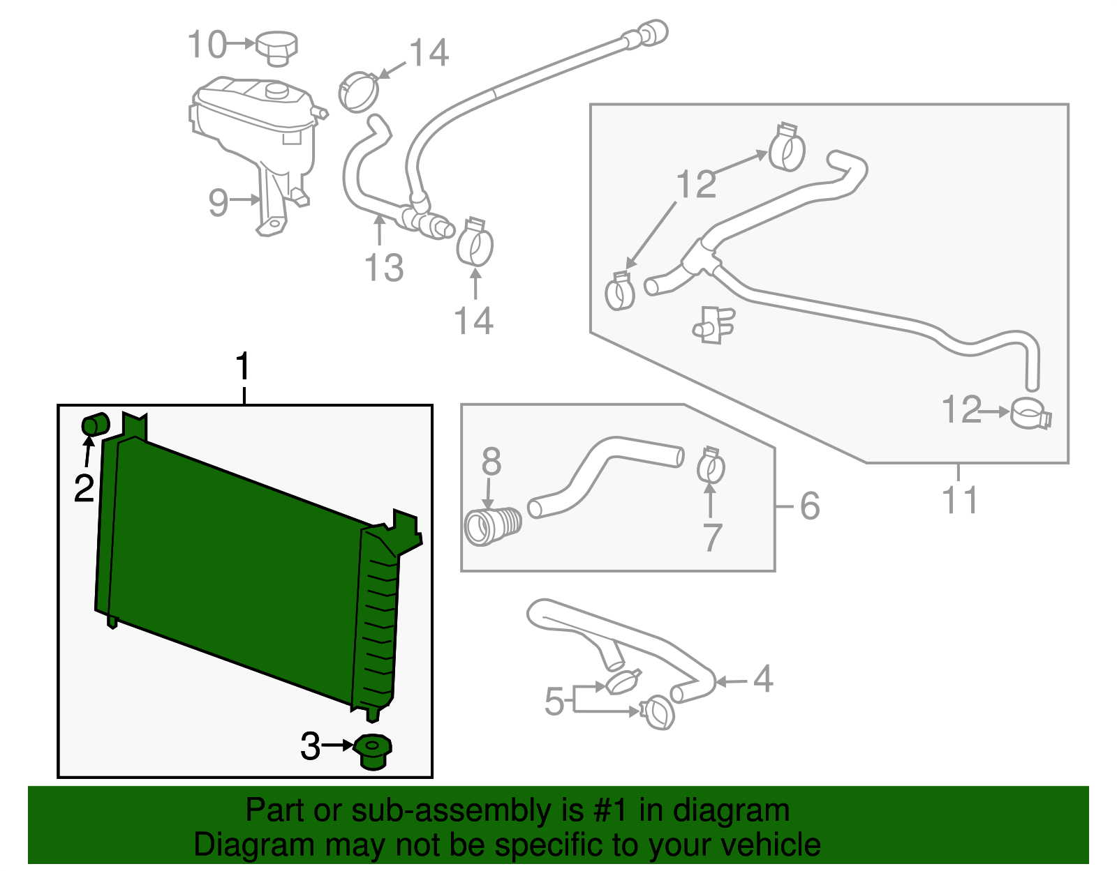 OEM GM Radiator For 2011-2019 GM - Part No. 84179524 | Karl Kustoms OEM ...