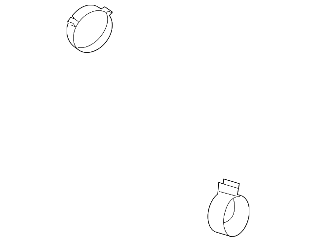 2007-2019 GM Engine Coolant Reservoir Hose Clamp 11570388 GM ...