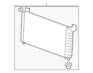 2011-2019 GM Radiator 84179524 GM | GMPartsDirect.com