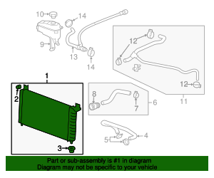 2011-2019 GM Radiator 84179524 GM | GMPartsDirect.com