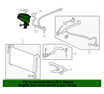 2007-2019 GM Reservoir Tank (replaces part number 22870828) 84368363 ...