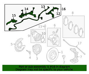247-540-03-00 - ABS Wheel Speed Sensor Wiring Harness 2020-2023 ...