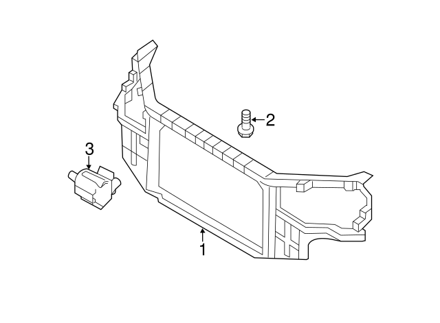 2014-2016 Kia Optima Radiator Support Panel 64101-4U500 | QuirkParts