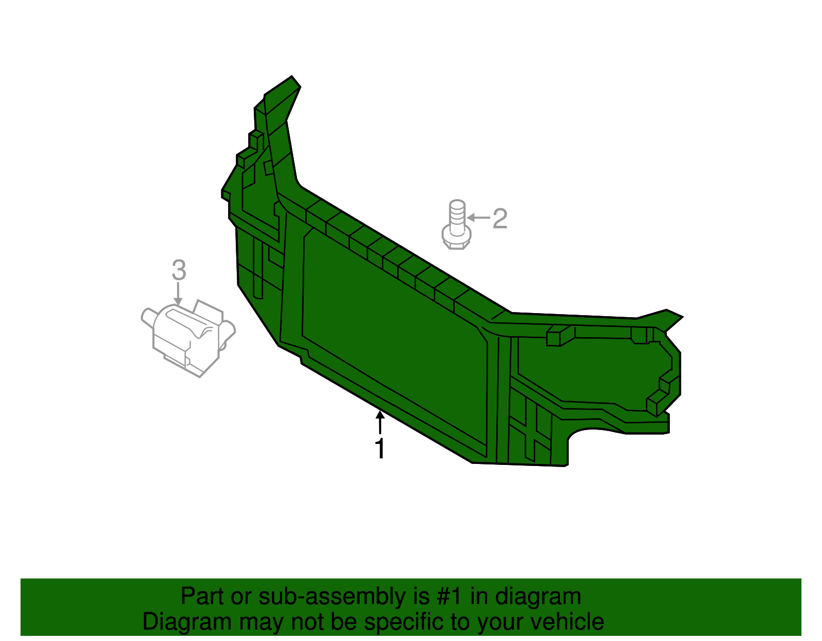 64101-4U500 - Radiator Support Panel 2014-2016 Kia Optima | Kia.Parts Store
