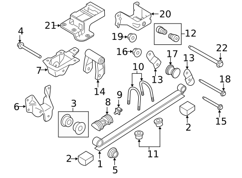 Rear Suspension for 2016 Ford Transit-150 | TascaParts.com