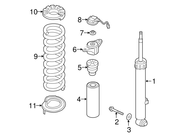2017-2022 Genesis G90 Bracket Shock Absorber Mtg 55330-D2050 | OEM ...