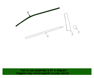 75921-21040 - Tape Black Out No - 2011-2016 Scion tC | OEM Genuine ...