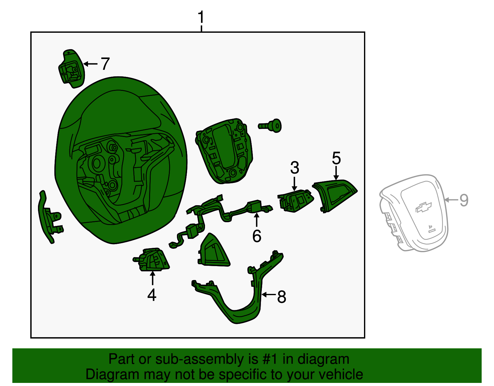 2014-2017 Chevrolet SS Wheel 92287734 | Auto Parts Express