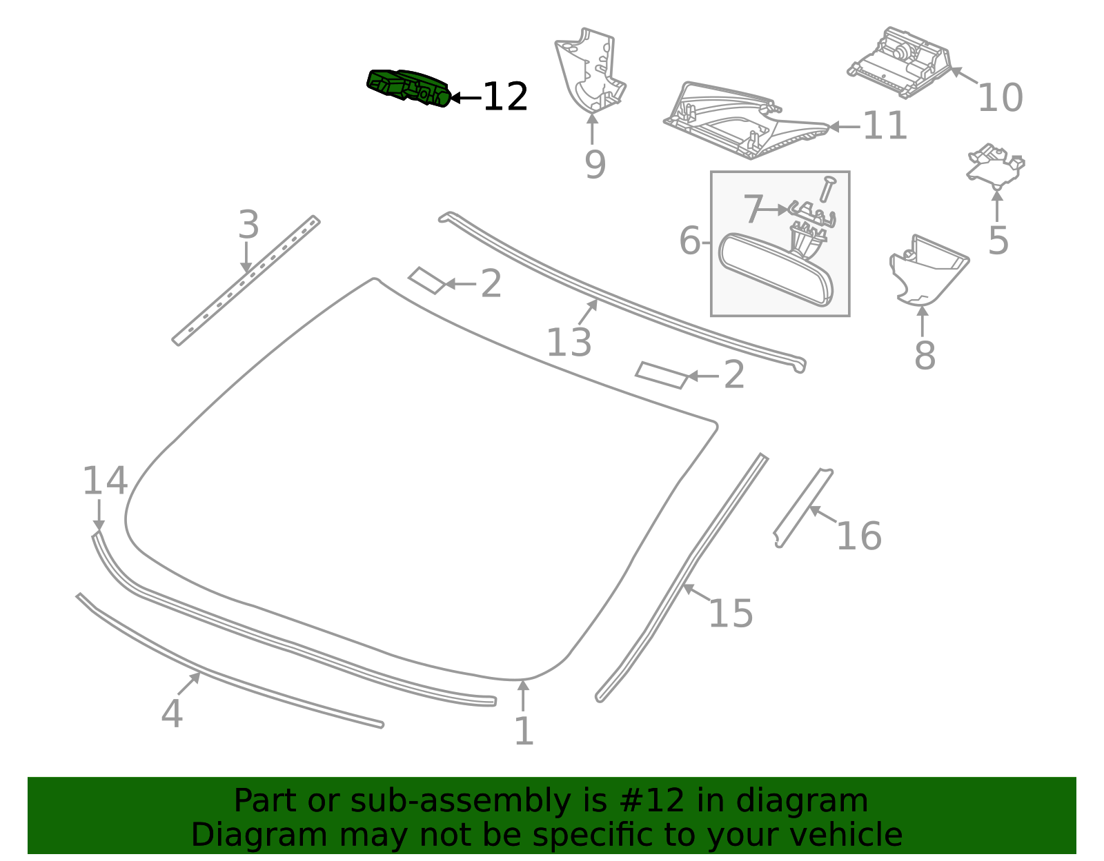 38970-T20-A02 - Rain Sensor 2022-2025 Honda | Honda Parts Online