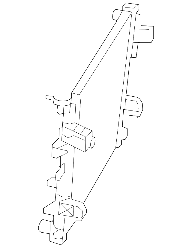 2010-2014 Mopar Radiator, Engine Cooling 55057090AC | TascaParts.com