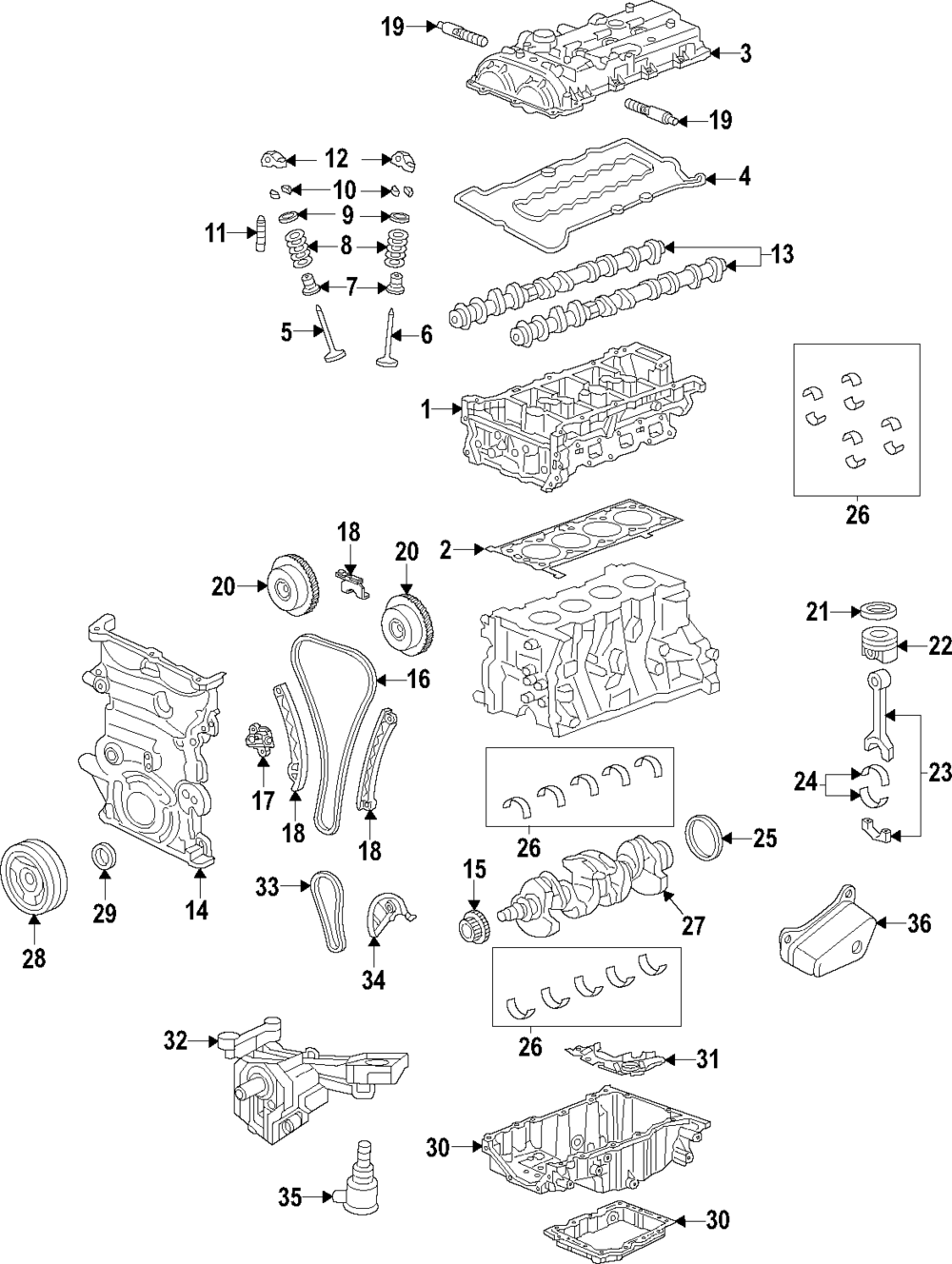 2016-2024 GM Valve 12707622 GM | GMPartsDirect.com