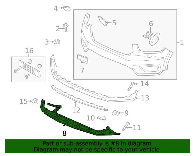 Air Guide 32345494 | TascaParts.com