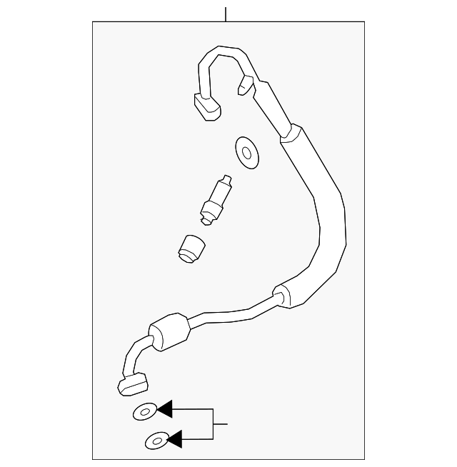 2017-2020 Ford Suction Line HC3Z-19867-A | OEM Parts Online