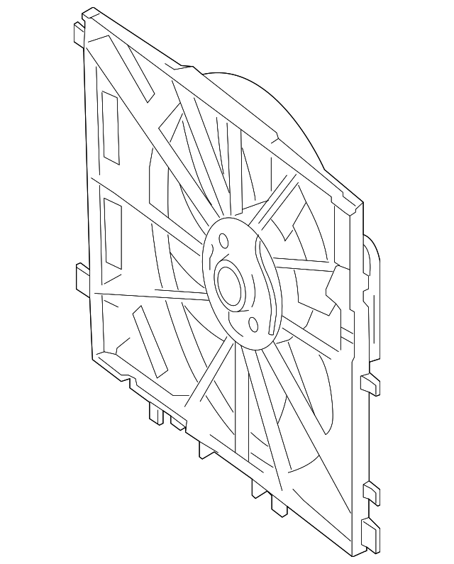 247-906-02-00 - Engine Cooling Fan Assembly 2019-2023 Mercedes-Benz ...