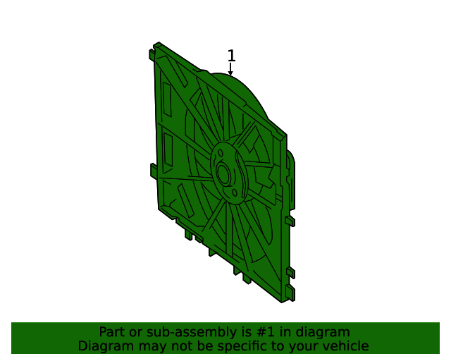 247-906-02-00 - Engine Cooling Fan Assembly 2019-2023 Mercedes-Benz ...