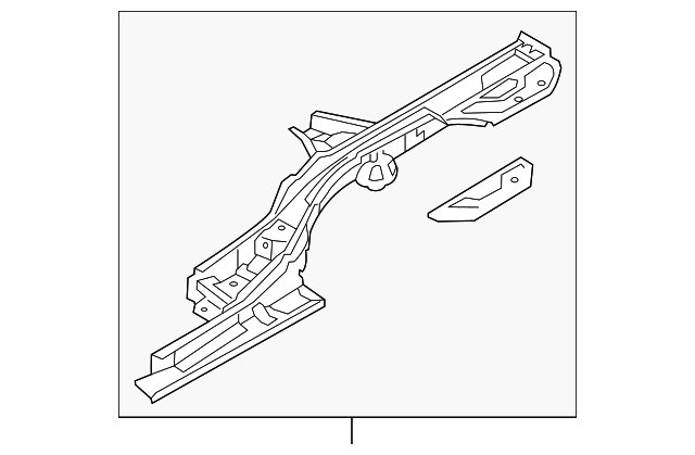65720-A7010 - Side Member Rail 2014-2018 Kia Forte | Kia.Parts Store