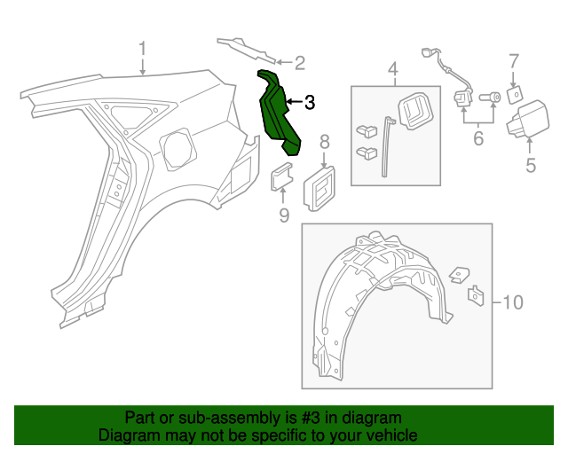 2016-2020 Honda CIVIC SEDAN Adapter, R Rear Combination Light 63322-TBA ...