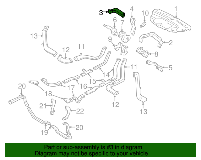 31442998 - Outer Duct - 2016-2020 Volvo XC90 | Volvo OEM Parts Direct