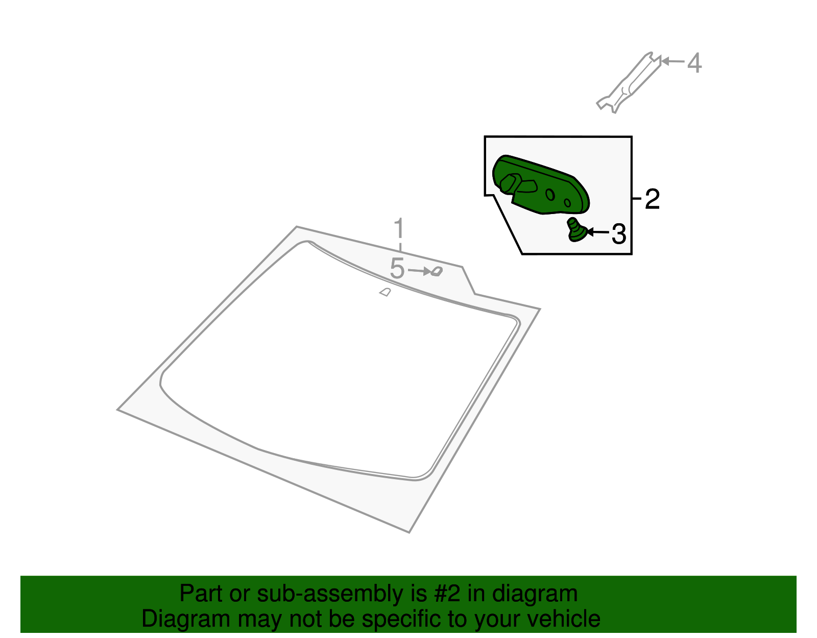 22915244 - Mirror Inside - 2009-2014 GM | Findlay Auto Parts