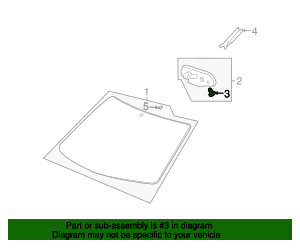 1992-2024 GM 10-24x3/8 Inside Rearview Mirror Bolt 19207911 GM ...