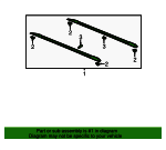 2015-2020 GM Passenger Side Luggage Carrier Rail 84601088 GM ...