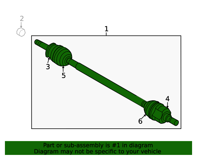 2021-2024 Kia K5 Drive Axle 49600-L3000 | TascaParts.com
