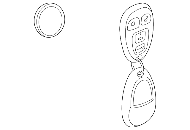 2007-2024 GM 4 Button Keyless Entry Remote Key Fob 22936098 | GM Parts ...