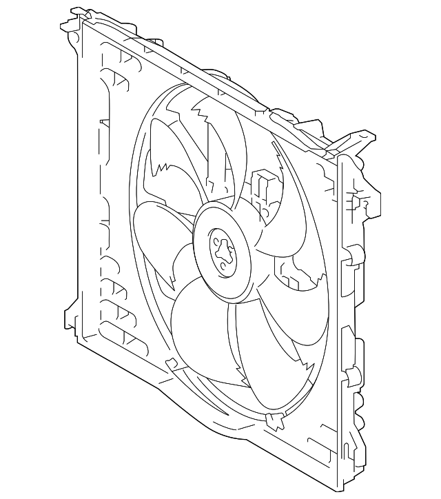 2021-2023 Toyota Mirai Fan Assembly 16360-77040 | Toyota Parts Center
