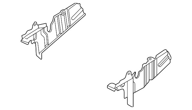 2001-2005 Hyundai Splash Shield 29110-39000 | QuirkParts