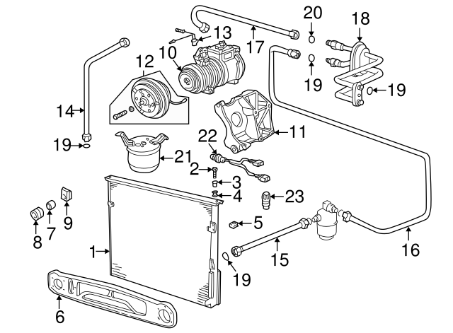 64-52-8-390-228 - A/C Compressor 1992-1999 BMW | AutoNationParts.com